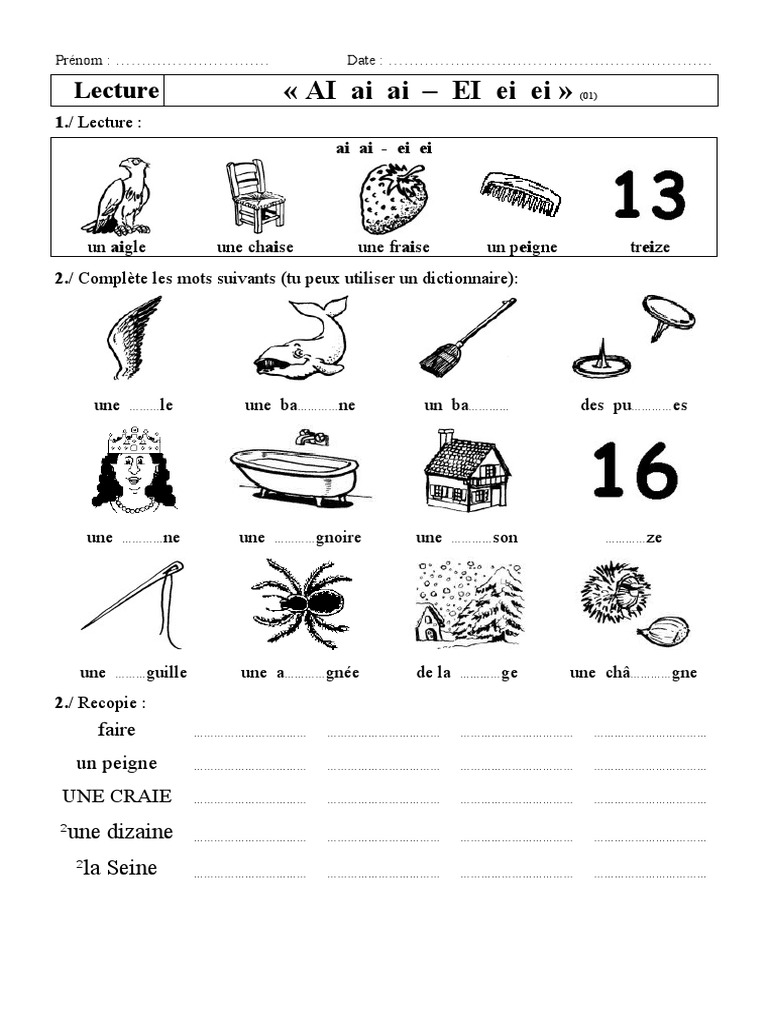 Leçons Et Exercices. Niveau 1. Les Voyelles 02 | PDF