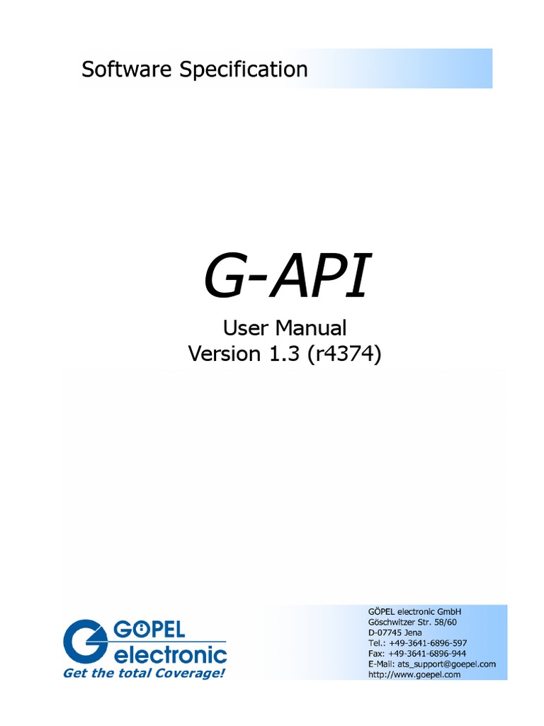 G API Manual | Download Free PDF | Callback (Computer Programming) | Pointer (Computer Programming)