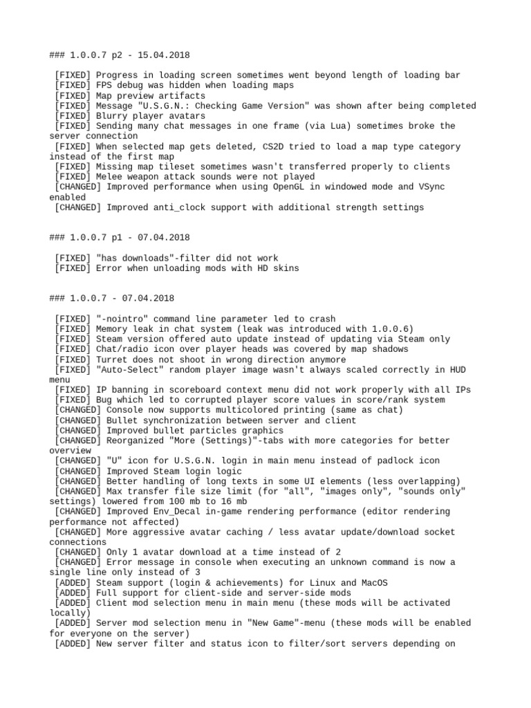 Changelog | PDF | Command Line Interface | Icon (Computing)