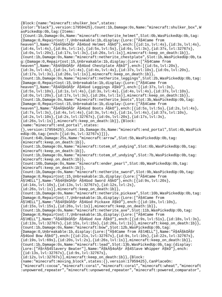 Demonic Kit Nuke Update | PDF | Minecraft