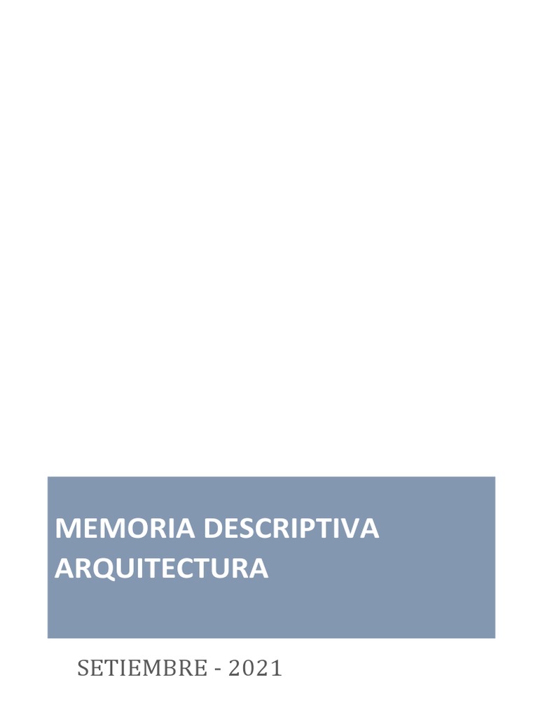 Memoria Descriptiva 13-02 | PDF | Precipitación | Clima