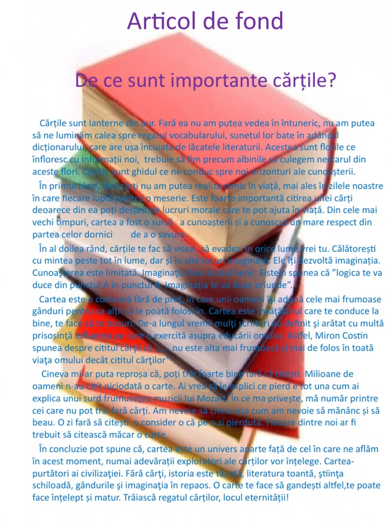 Articol de Fond | PDF