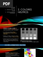 Escalas Cromáticas y Acromáticas | PDF | Color | Gris