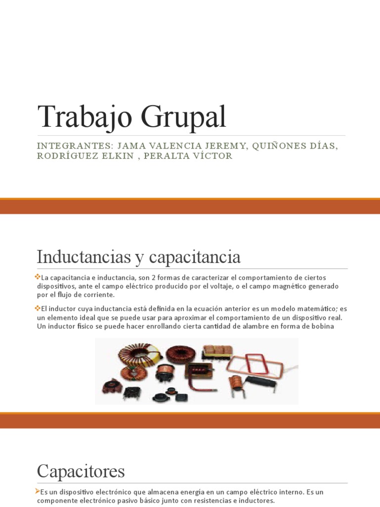 Trabajo Grupal de Circuito Aplicado | PDF | Inductor | Electricidad