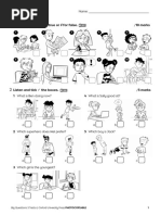 Bright - Ideas - 5 - Unit 1 Test | PDF