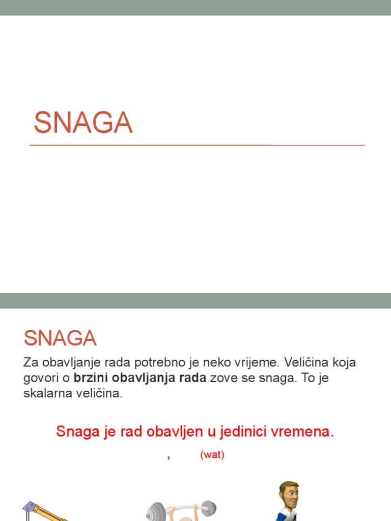 Snaga I Korisnost | PDF