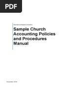 Local Church Audit Report | PDF | Internal Control | Audit