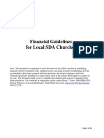 Local Church Audit Report | PDF | Internal Control | Audit
