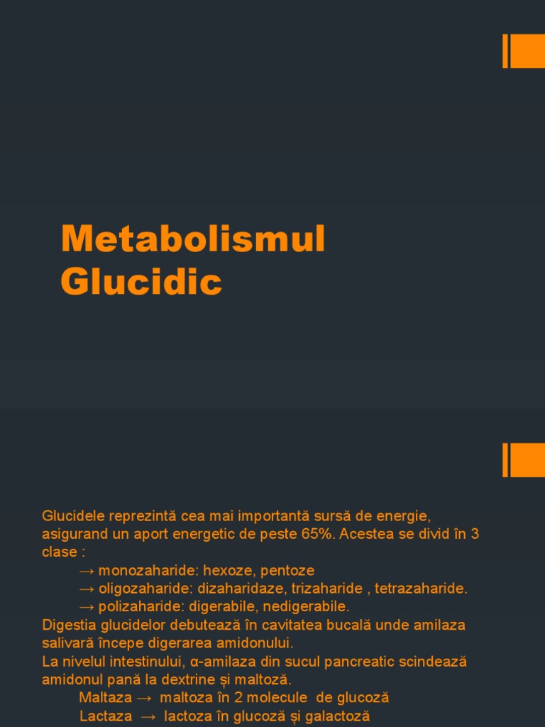 Metabolismul Glucidic | PDF