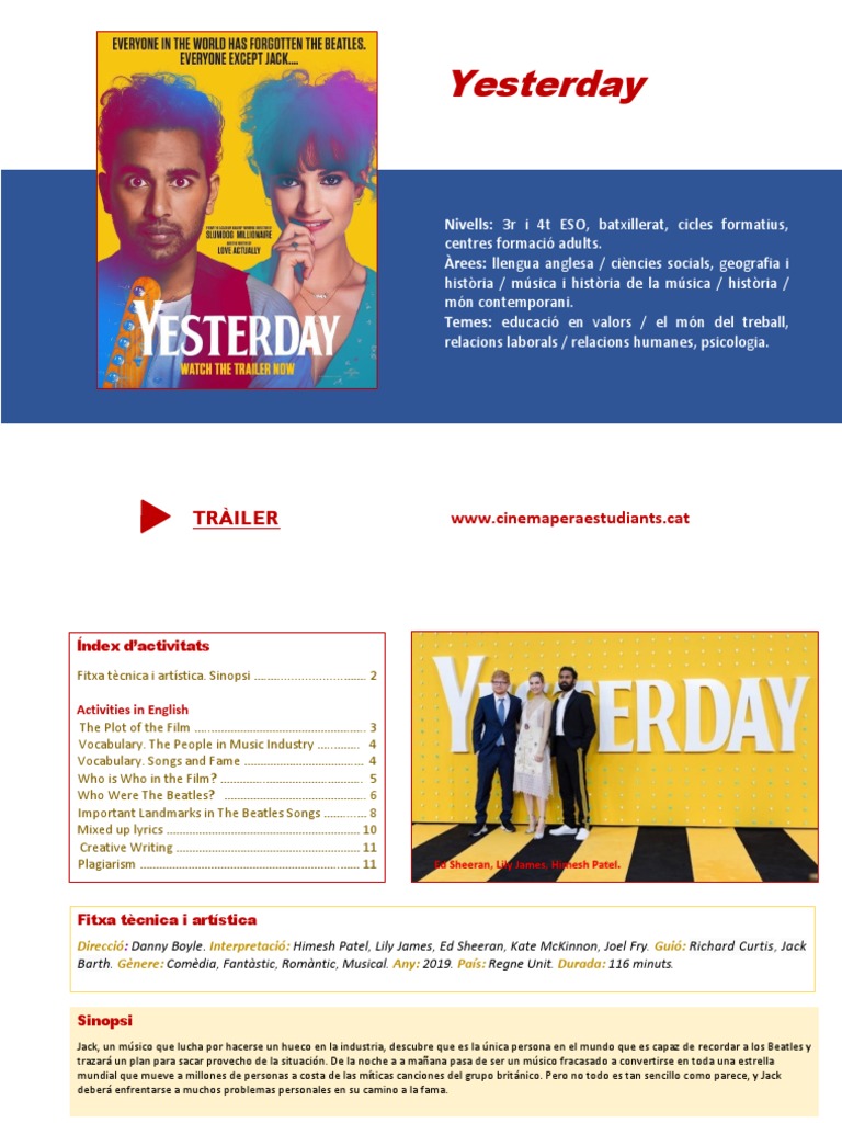 Yesterday DOSSIER | PDF