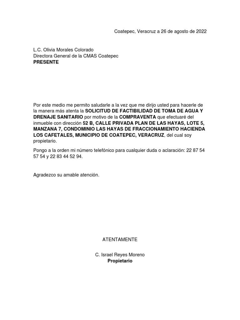 Solicitud Cmas Israel | PDF