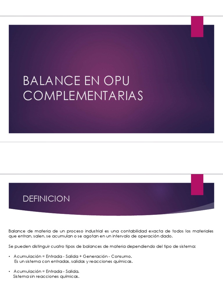 Semana 12 - OPU en Operaciones Complementarias | PDF