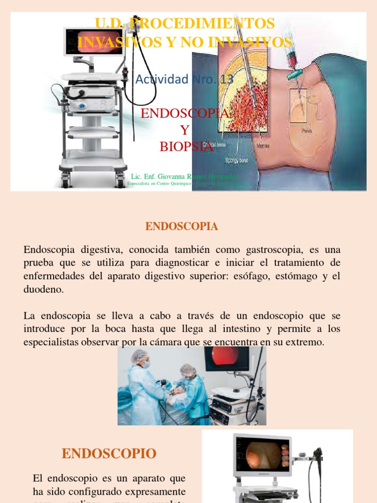 Endoscopia y Biopsia | PDF | Endoscopia | Biopsia