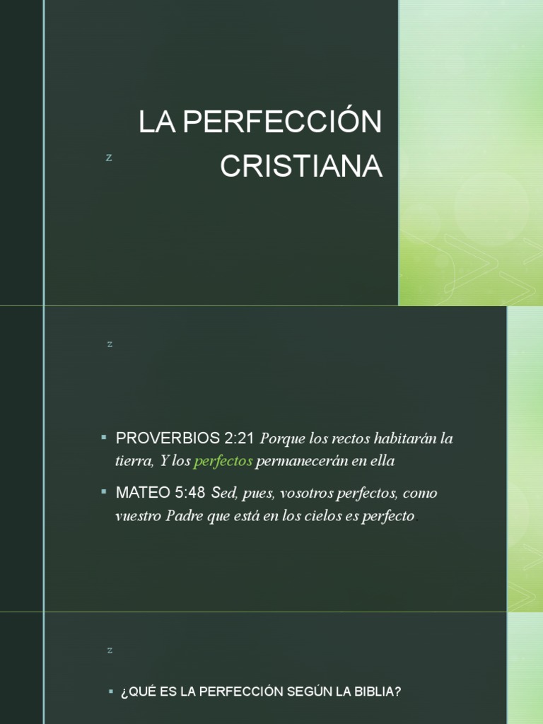 Perfección Cristiana | PDF | Jesús | Pecado