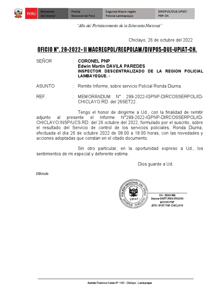 Oficio Ronda | PDF | Derecho penal | Justicia penal
