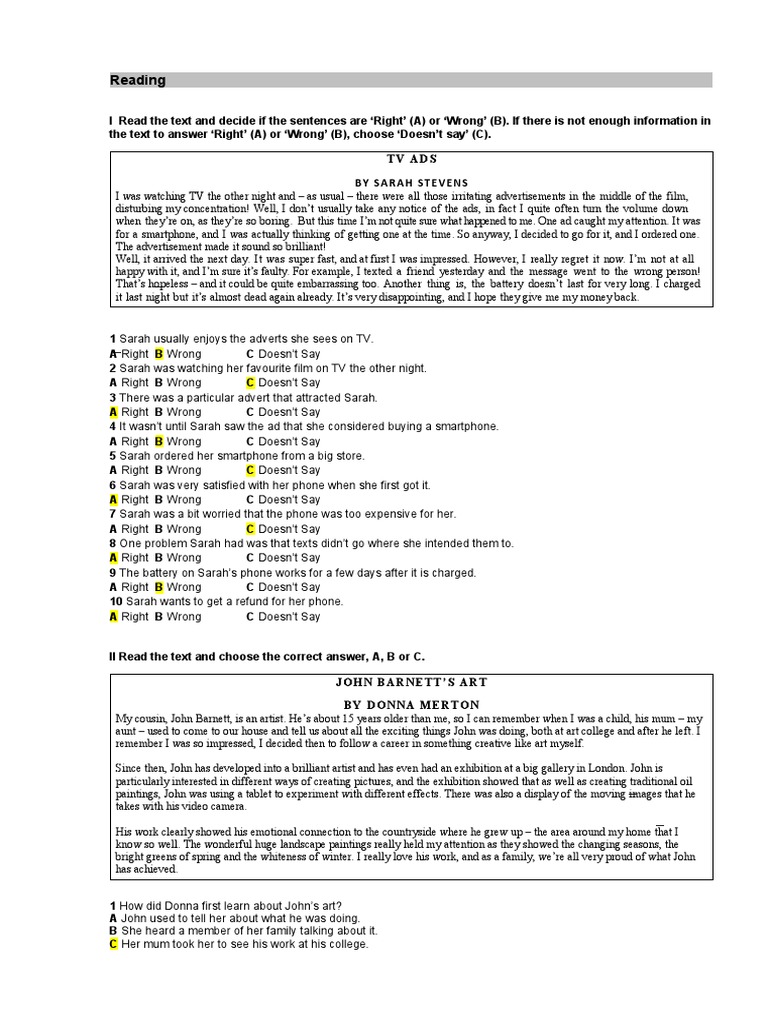 Reading 8 Pdf Paintings