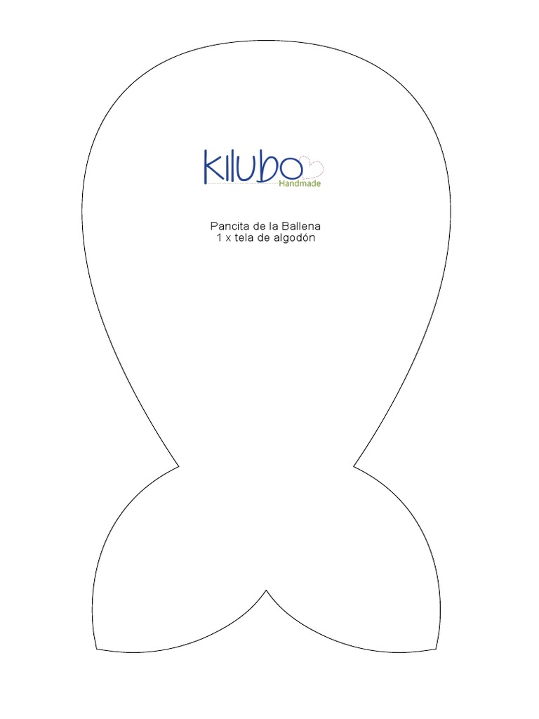 Patron Ballena Tela 2 | PDF