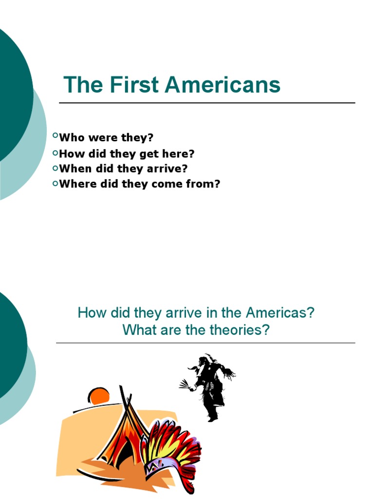 Theories on First Americans' Arrival | PDF | Social Science