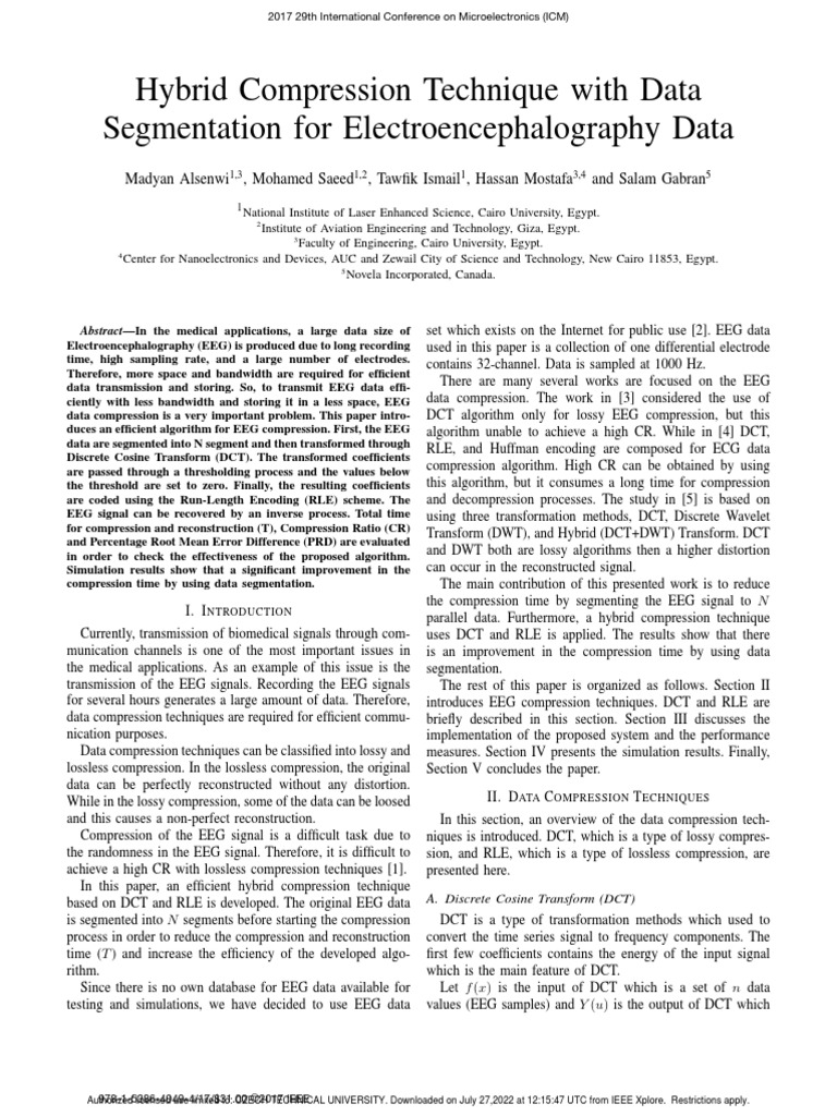 Hybrid Compression Technique With Data Segmentation For ... Hybrid Compression Technique With Data Segmentation For ...