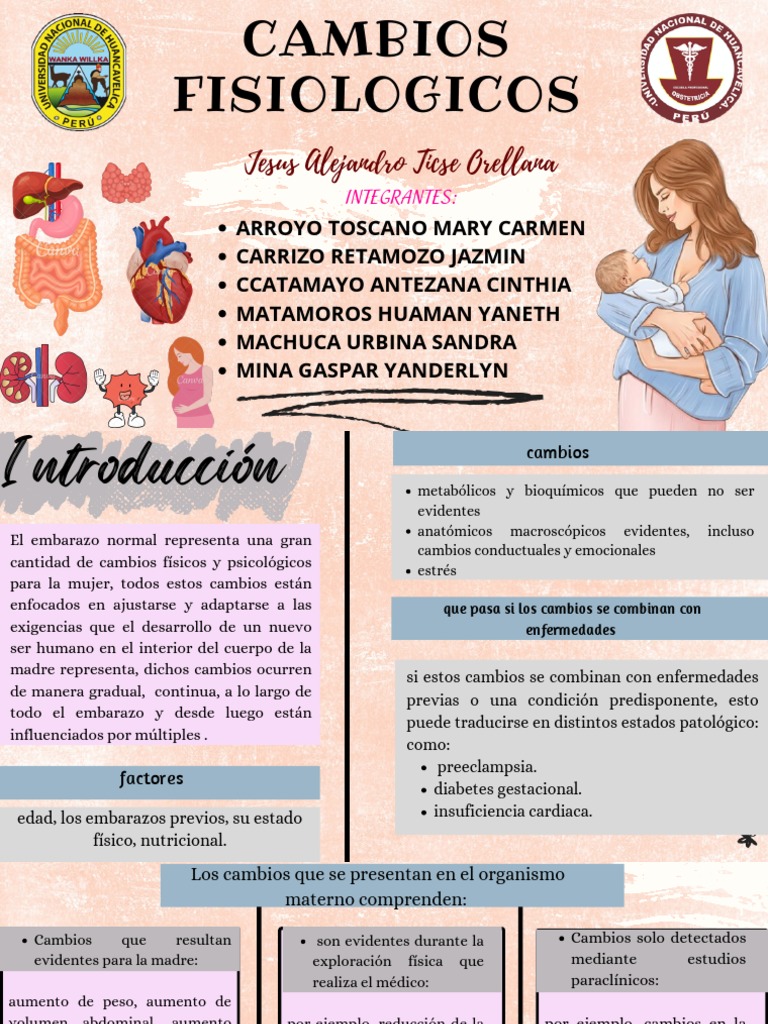Cambios Fisiologicos en El Embarazo | PDF | El embarazo | Cortisol