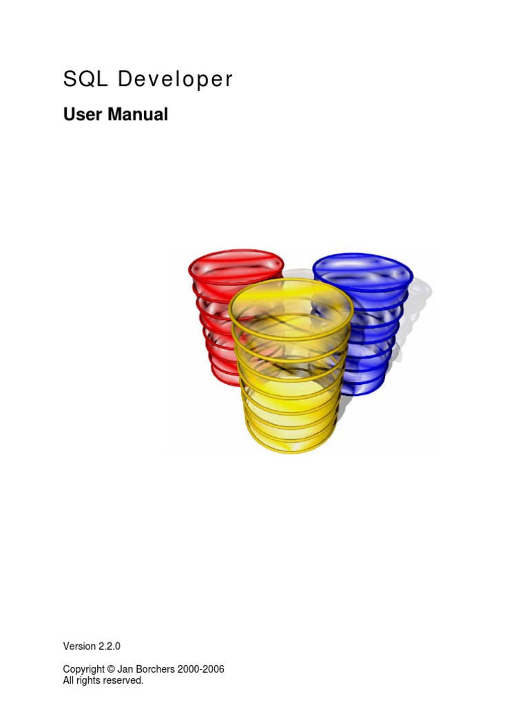 Sql Developer User Manual En Pdf