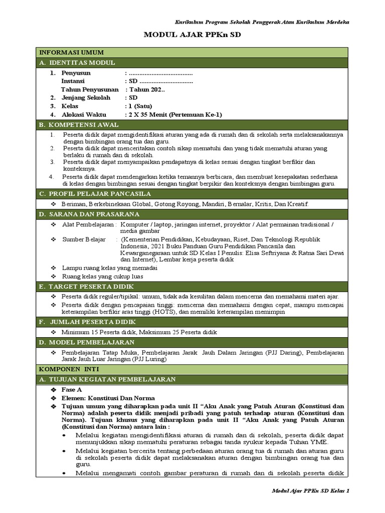 Ma PPKN K1 Bab 2 | PDF