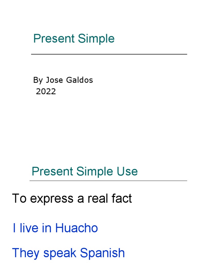 Present Simple Questions Negatives - I, You, They, We | PDF