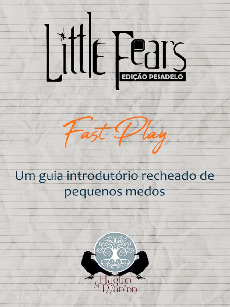 Guia Rápido para Little Fears RPG | PDF | Jogos de RPG | Tempo