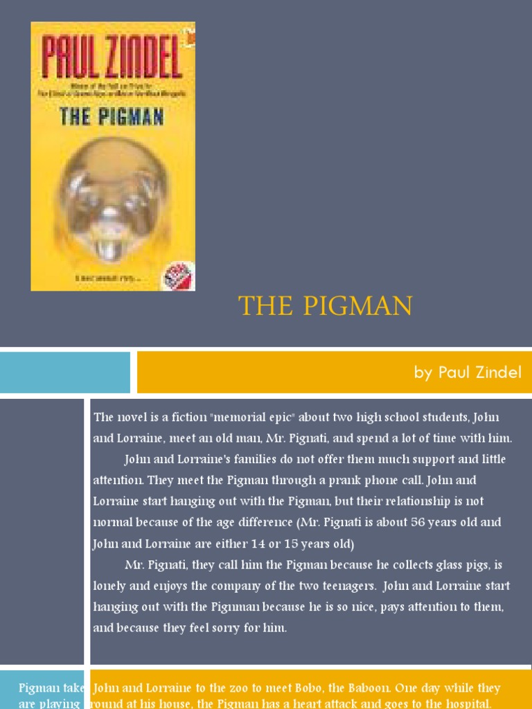 The Pigman | PDF | Language Arts & Discipline | General Fiction