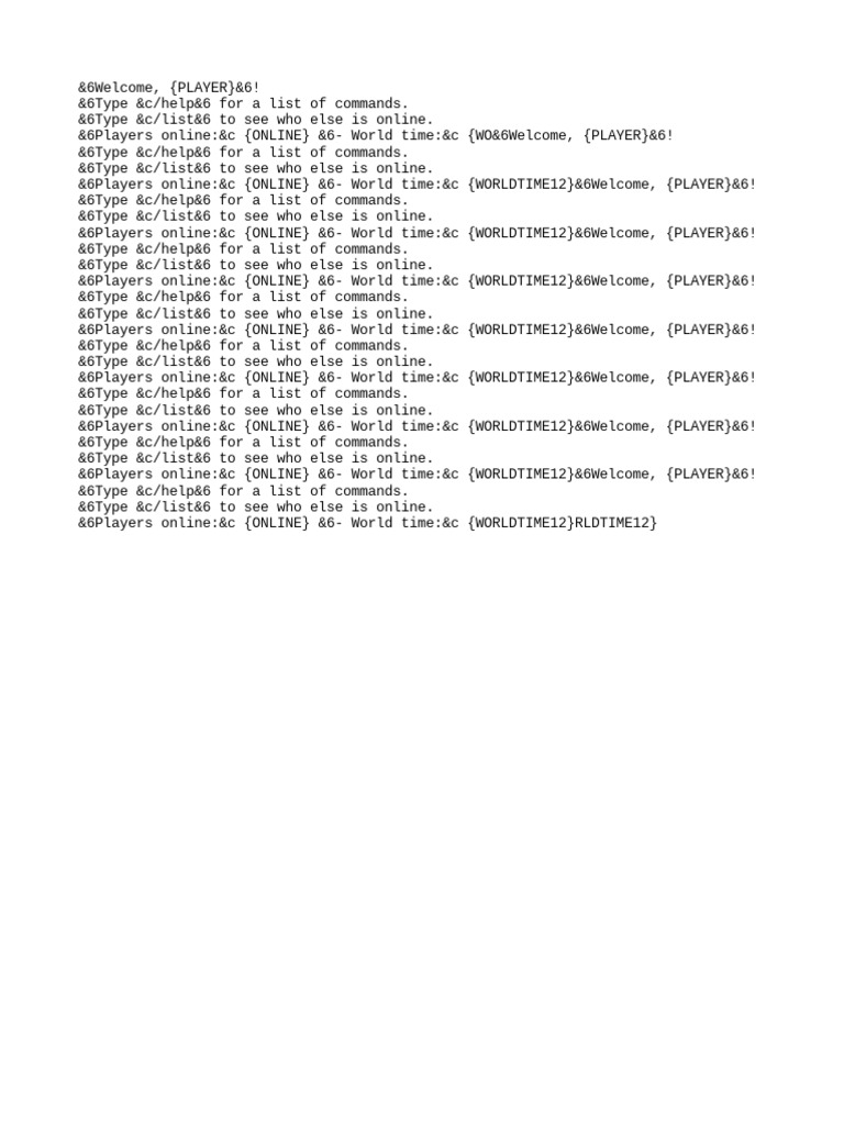 Descargar MOTD Essentials para Minecraft 1.16.5 Server - Jar | PDF