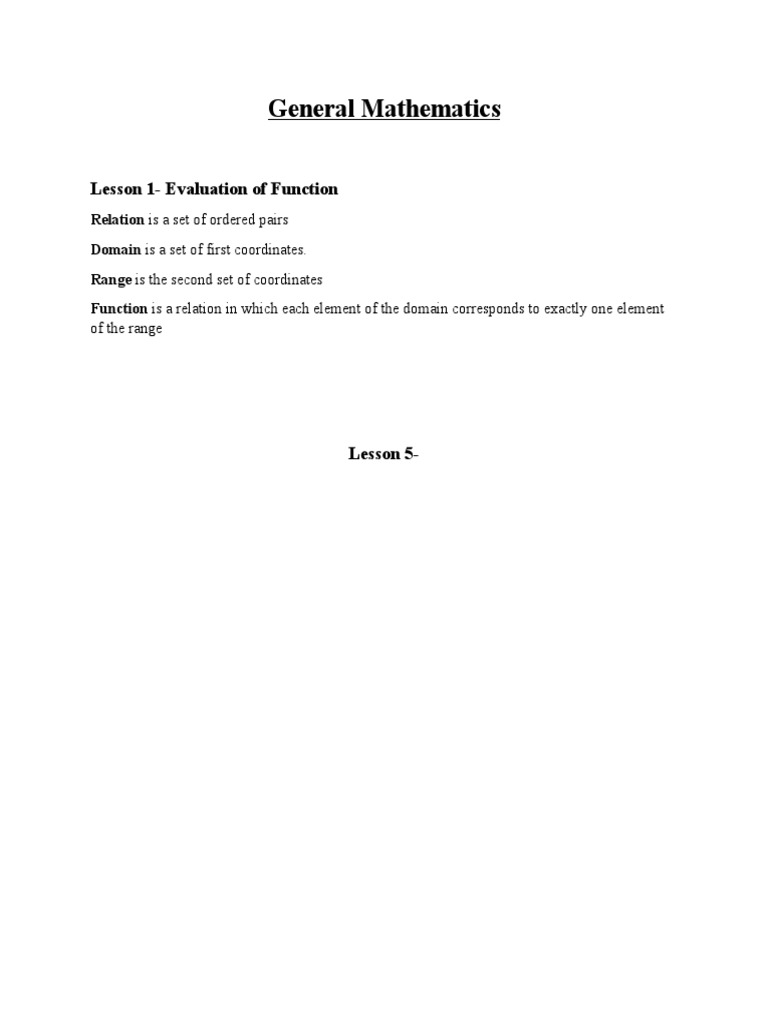 Gen Math Reviewer | PDF