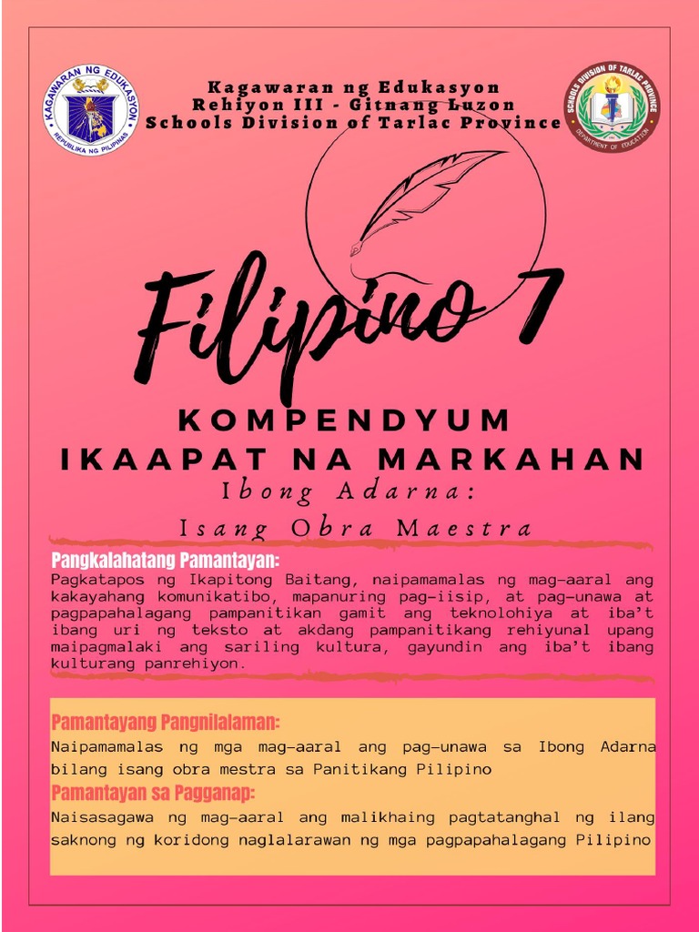 Filipino 7 Compendium Fourth Quarter 2 | PDF
