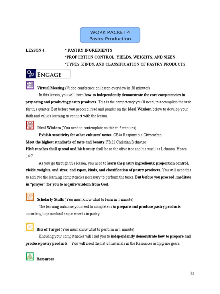 Module G 10 BPP DL4 | PDF | Breads | Flour