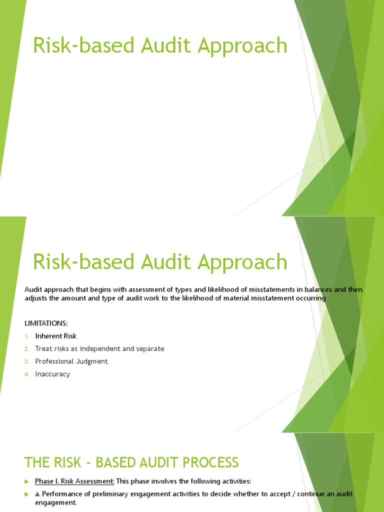 Risk-Based Audit Approach | PDF | Financial Audit | Audit