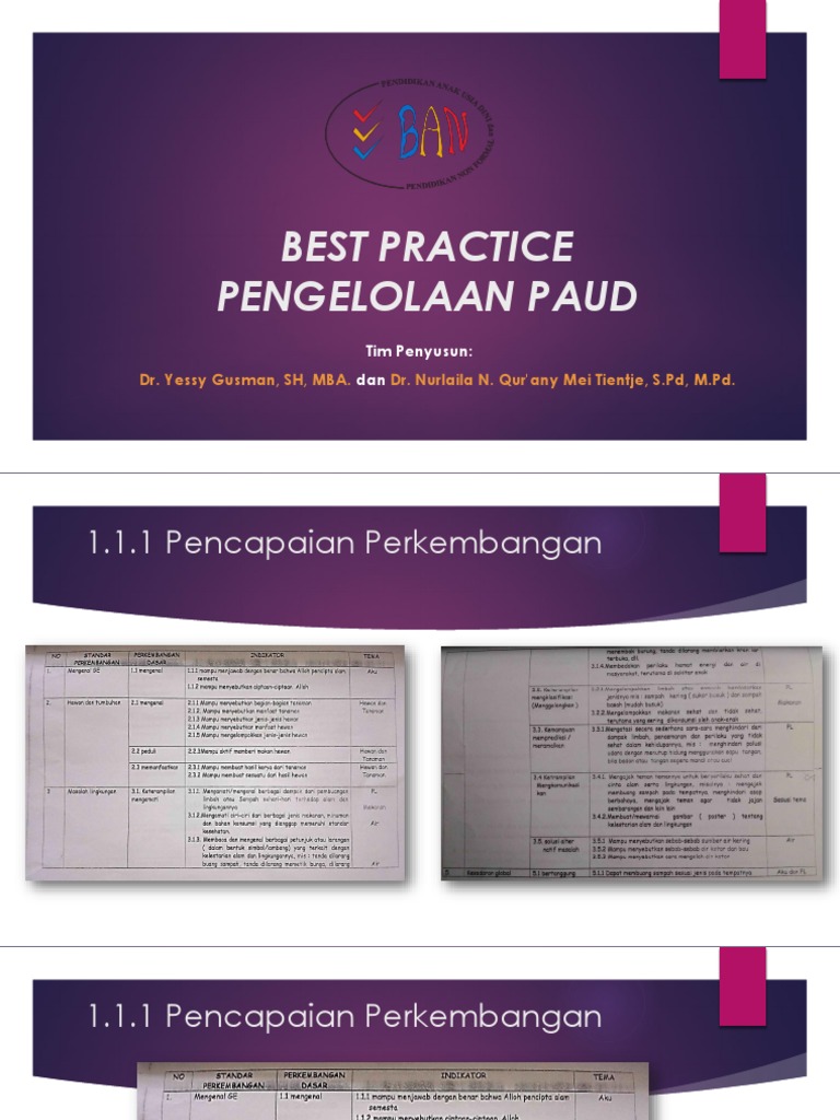 Best Practice PAUD | PDF