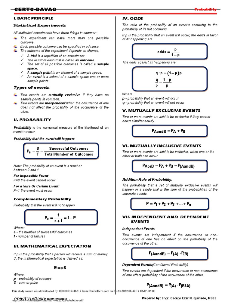 Probability PDF | PDF | Probability Distribution | Normal Distribution