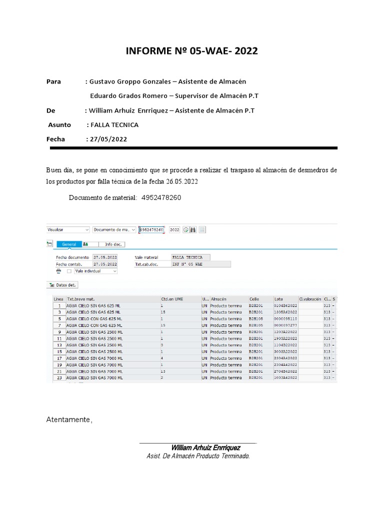 Informe #Inf 05 - Wae 2022 | PDF