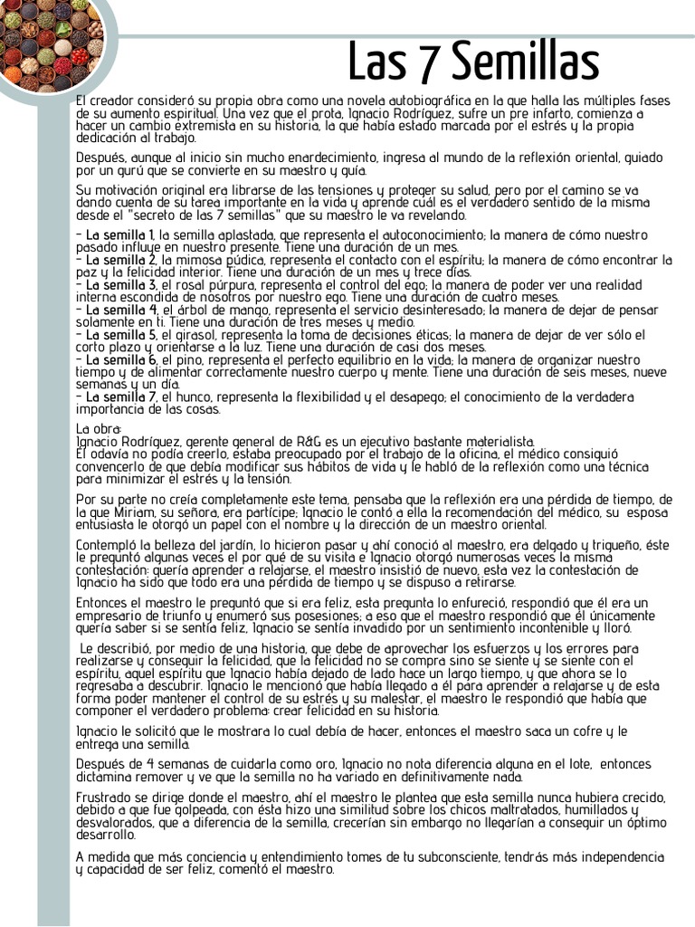 Las 7 Semillas | PDF