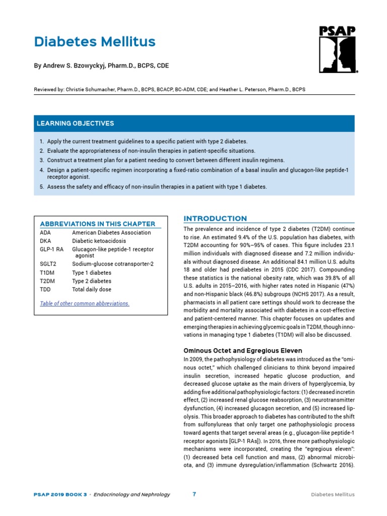 Egregious Eleven in Diabetes Management | PDF | Diabetes | Hyperglycemia