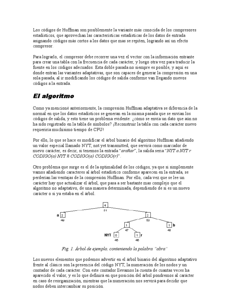 Algoritmo de Huffman | PDF | Poco | Datos de computadora