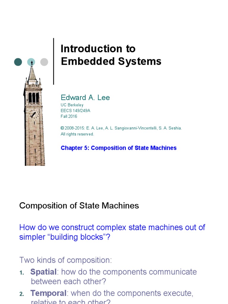 Introduction To Embedded Systems: Edward A. Lee | PDF | Applied Mathematics | Information Age