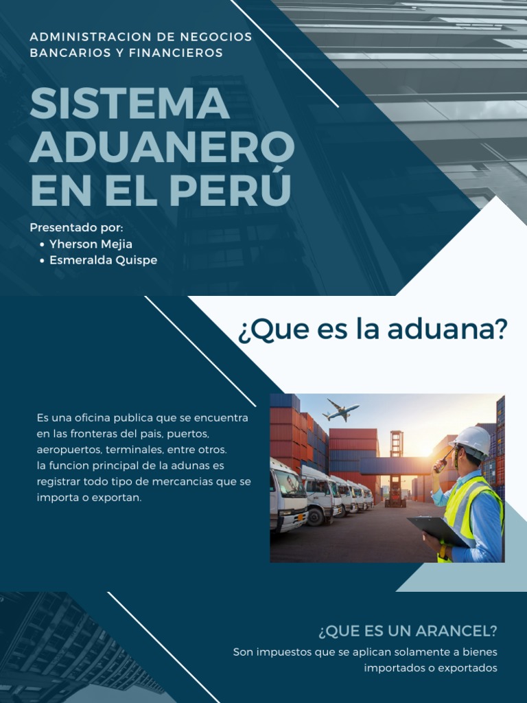 Aduanas Peru | PDF | Perú | Relaciones Internacionales