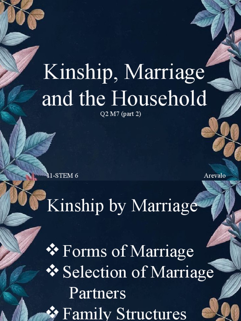 Marriage Forms and Family Structures | PDF | Kinship | Family