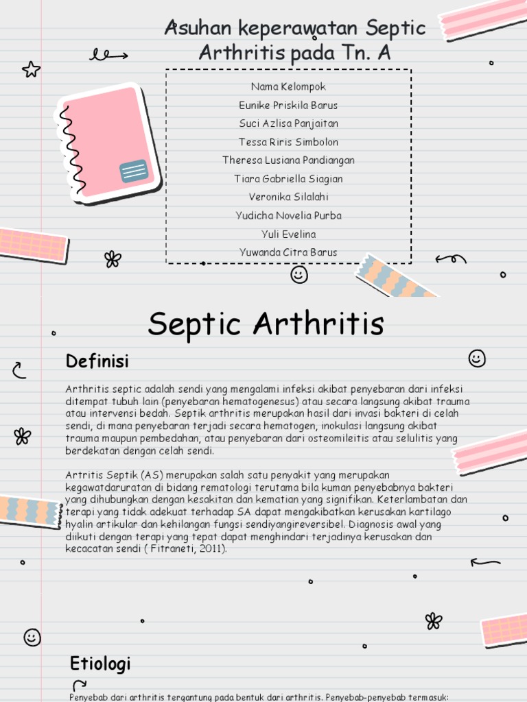 Askep Septic Arthritis Fix | PDF | Pengembangan Diri