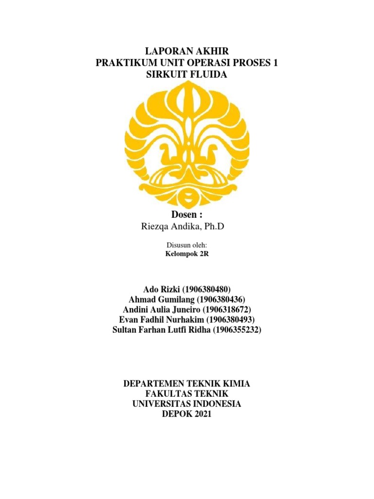 Laprak - Kelompok 2R - Sirkuit Fluida | PDF