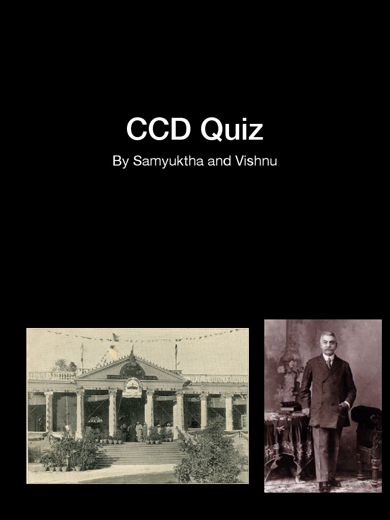 CCD Quiz | PDF