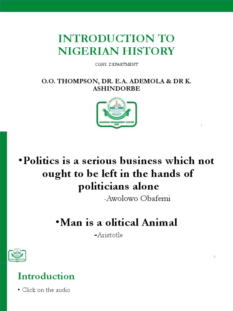 GNS 202 Module 1 | PDF | Political Science