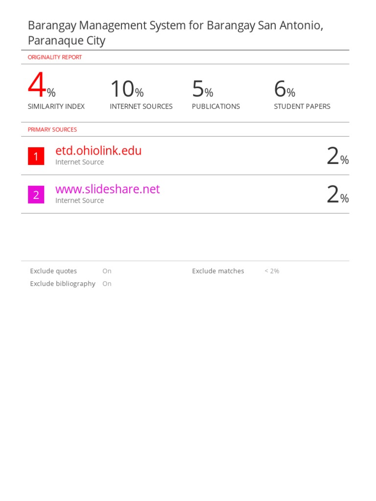 Barangay Management System for Barangay San Antonio | PDF