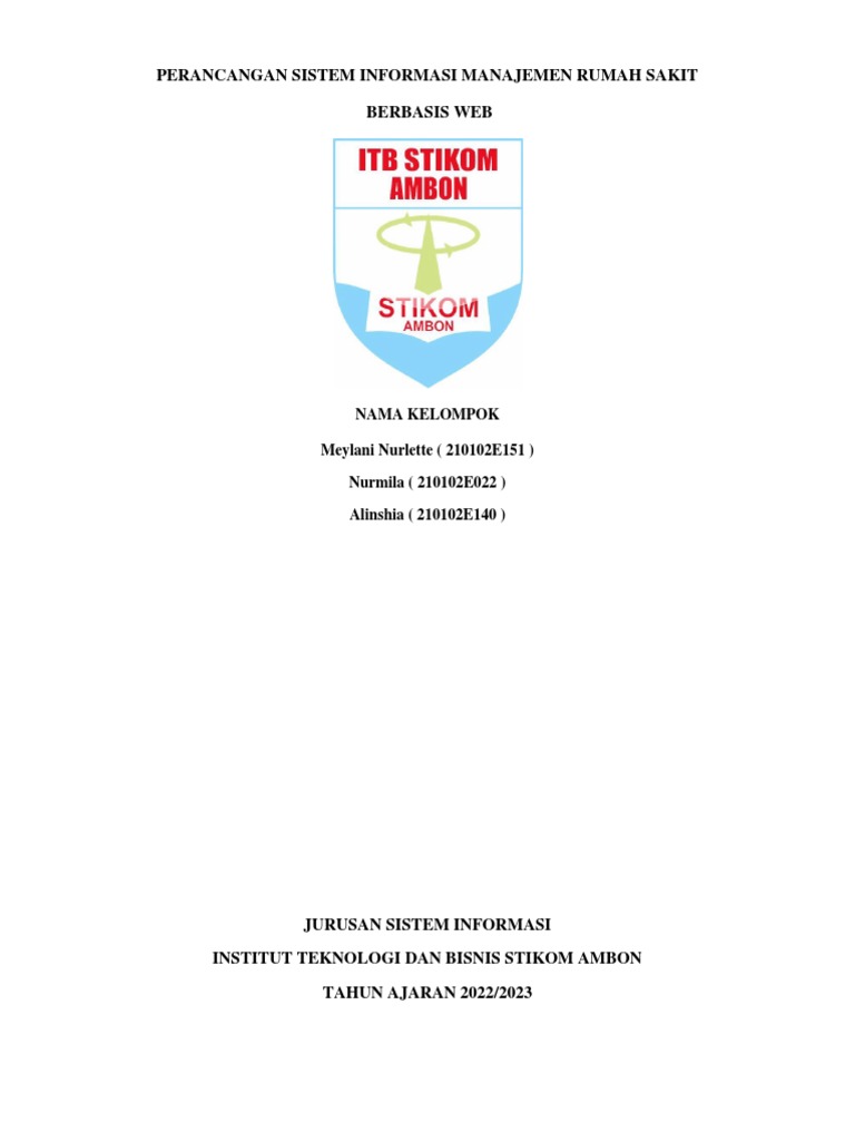 Perancangan Sistem Informasi Manajemen Rumah Sakit | PDF | Komputer