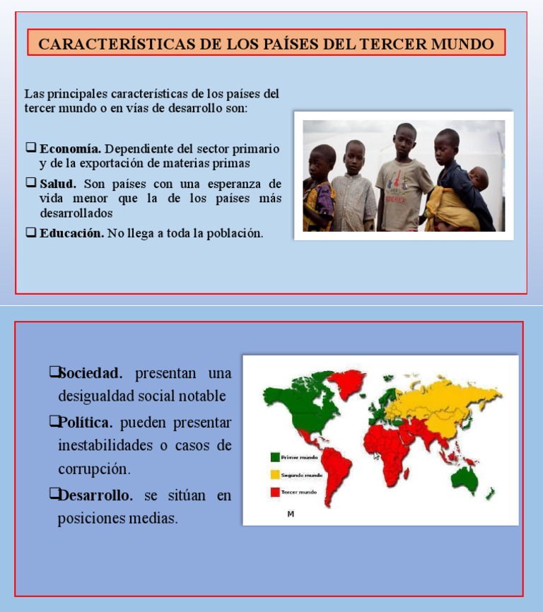 CARACTERÍSTICAS DE LOS PAÍSES DEL TERCER MUNDO | PDF